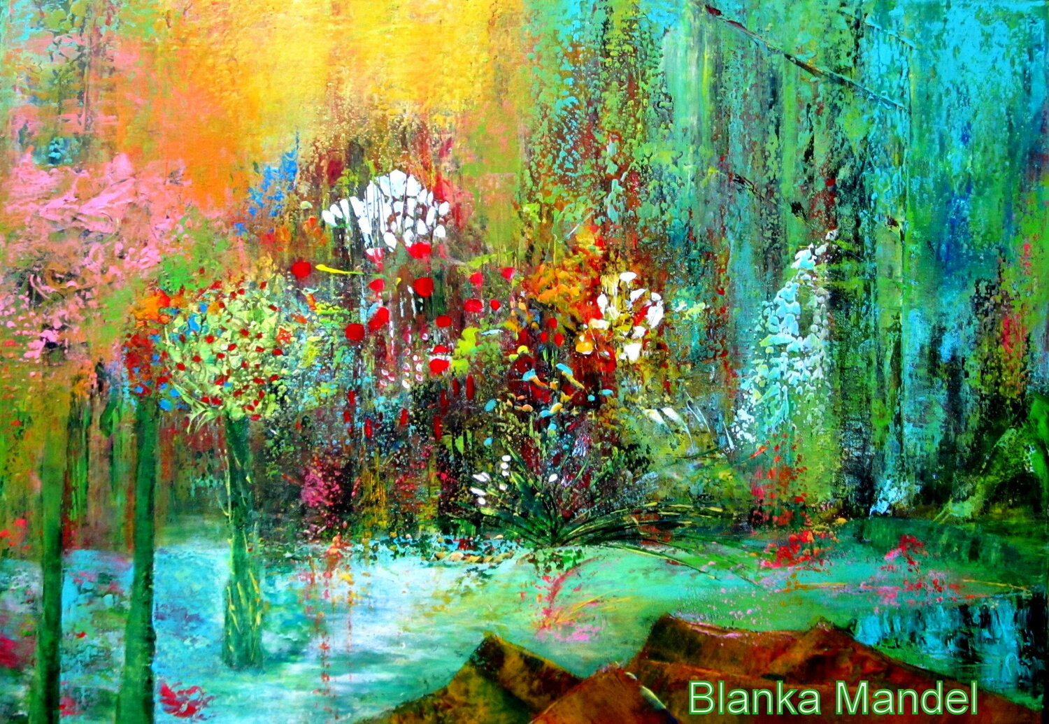 A Place to Relax by Blanka Mandel (2018) : Painting Acrylic on Canvas ...