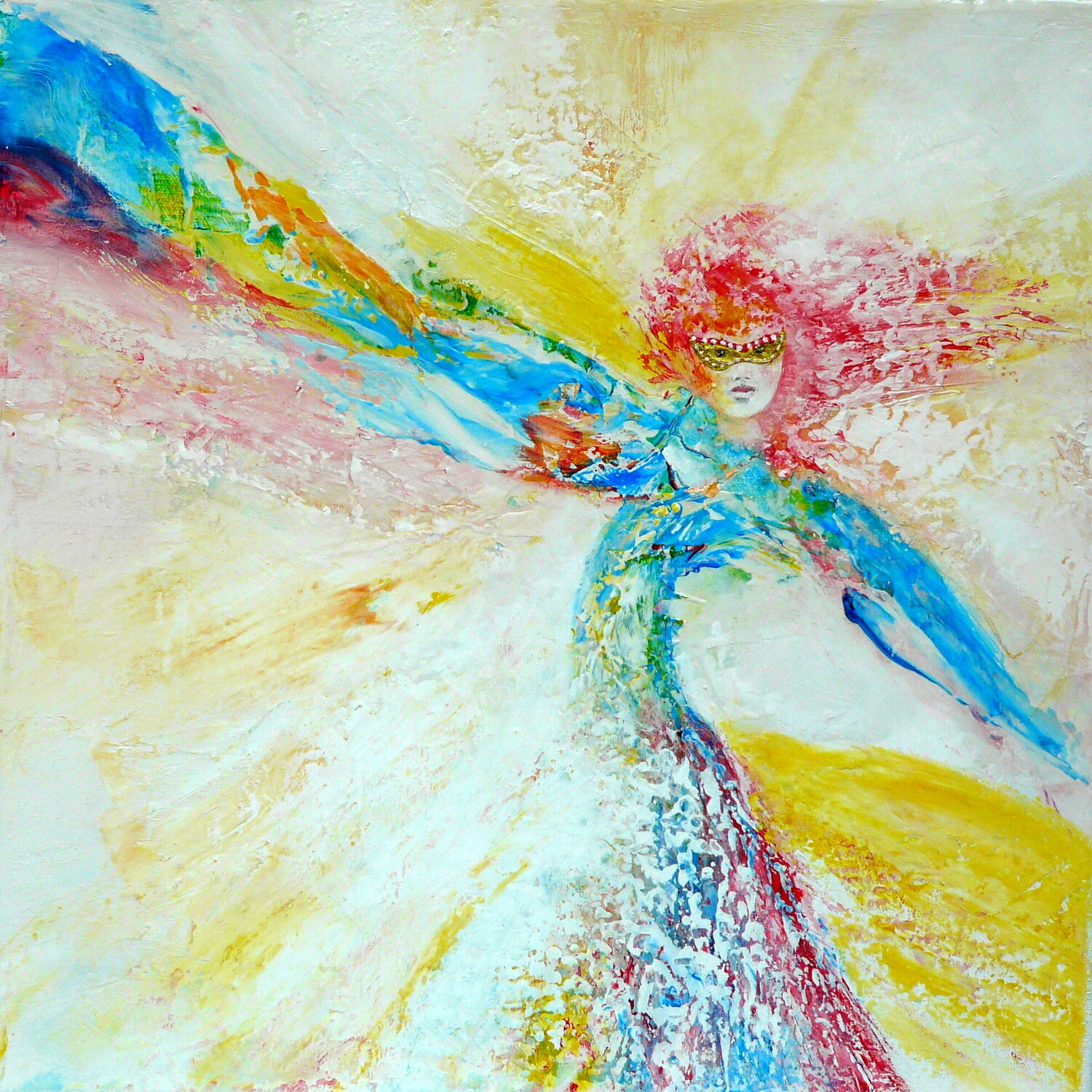 Varieté-Tänzerin by Blanka Mandel (2019) : Painting Acrylic on Canvas ...