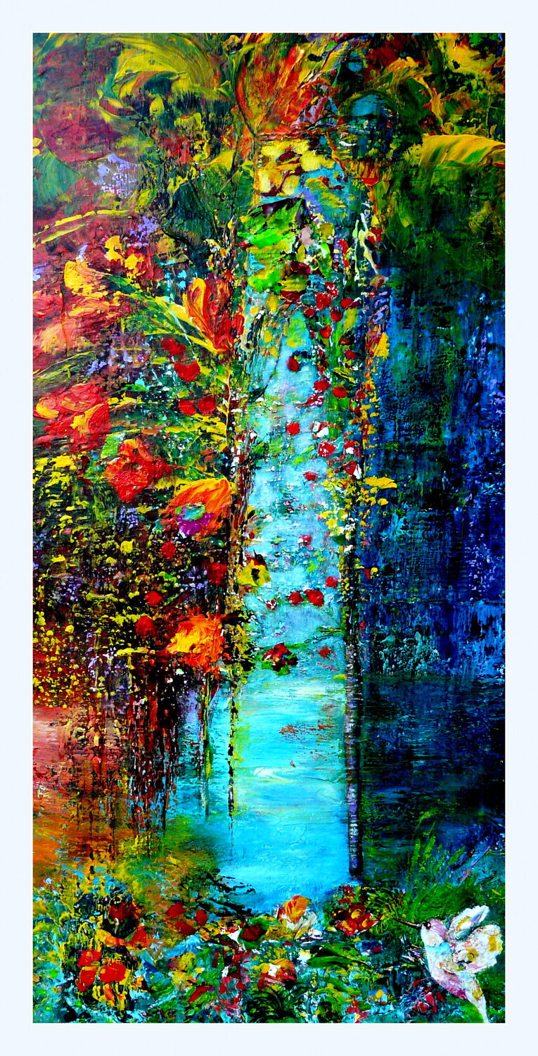 Liebeserklärung an die Natur by Blanka Mandel (2023) : Painting Acrylic ...