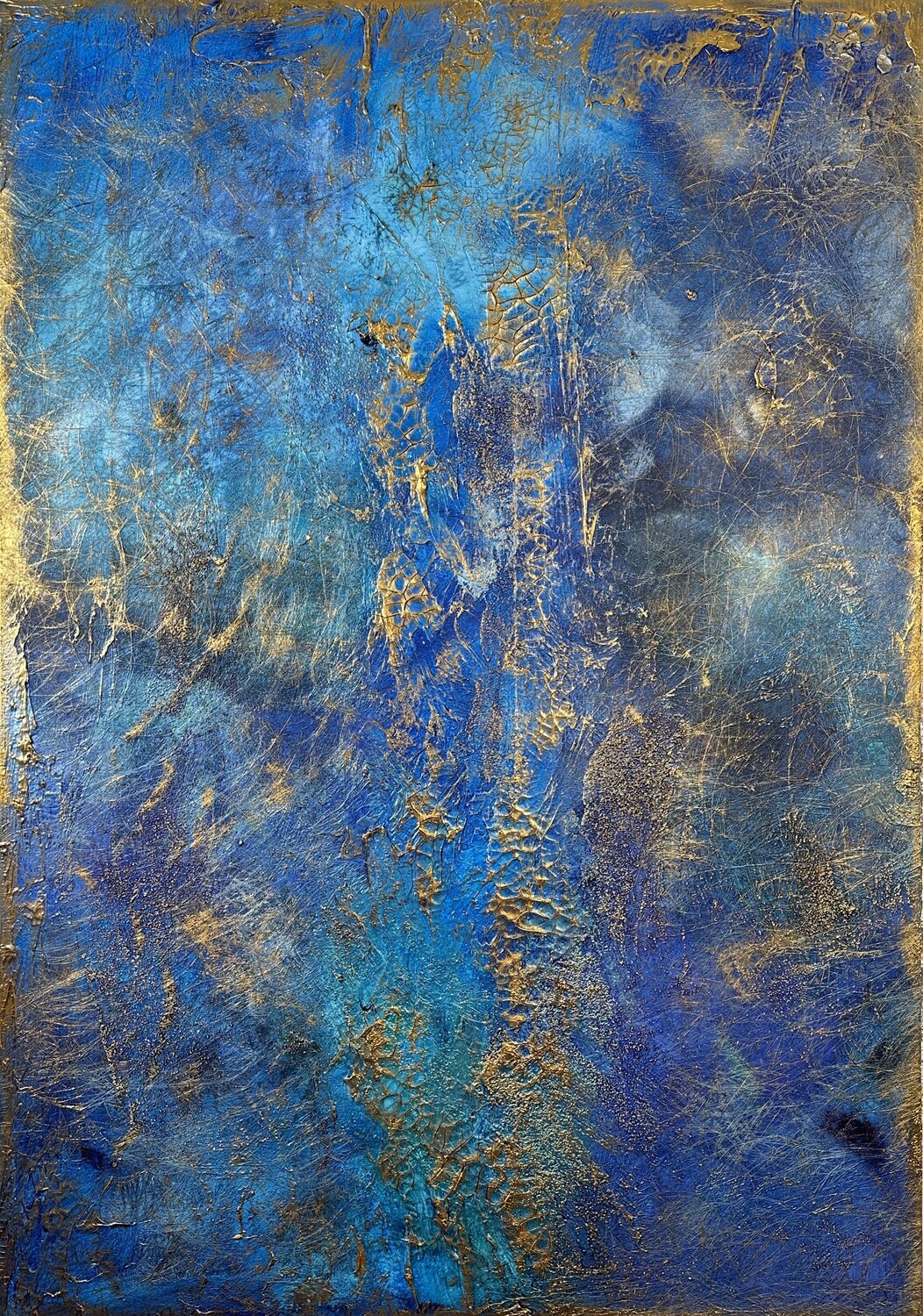 Wainting for by Simone Urbanietz-Preiss (2024) : Painting Acrylic, Pigments on Canvas - Singulart