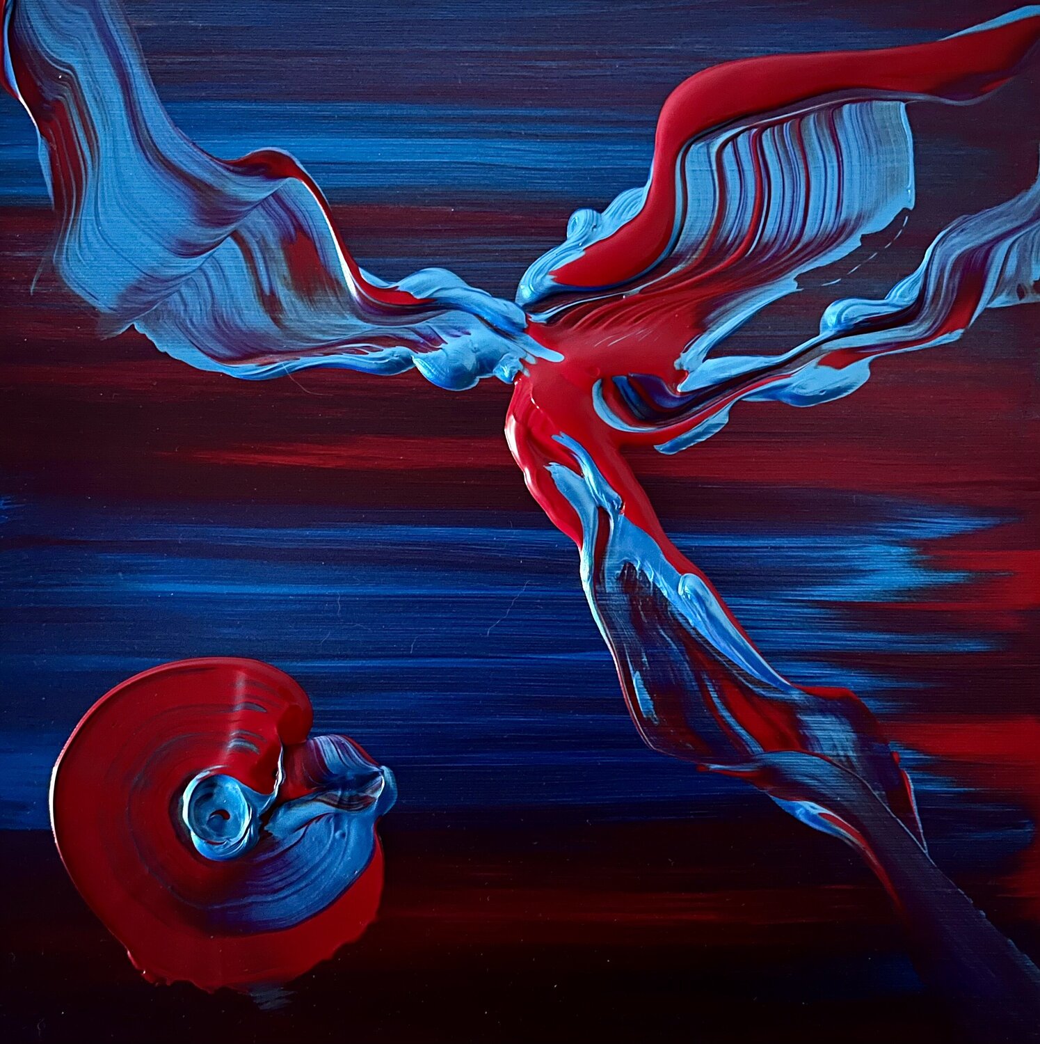 Divine Protection von Yiannis Kaminis (2023): Malerei Acryl auf ...