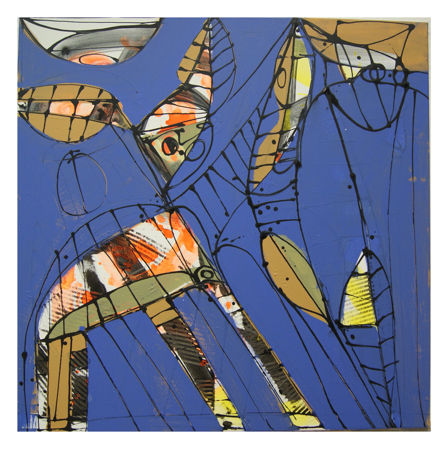 Figuren by Mathias Wunderlich (2024) : Painting Acrylic on Canvas ...