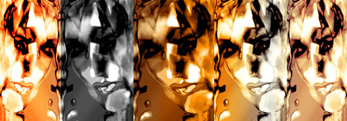 Reflection von Robert Firestone (N.D): Digital Digital auf Leinwand ...