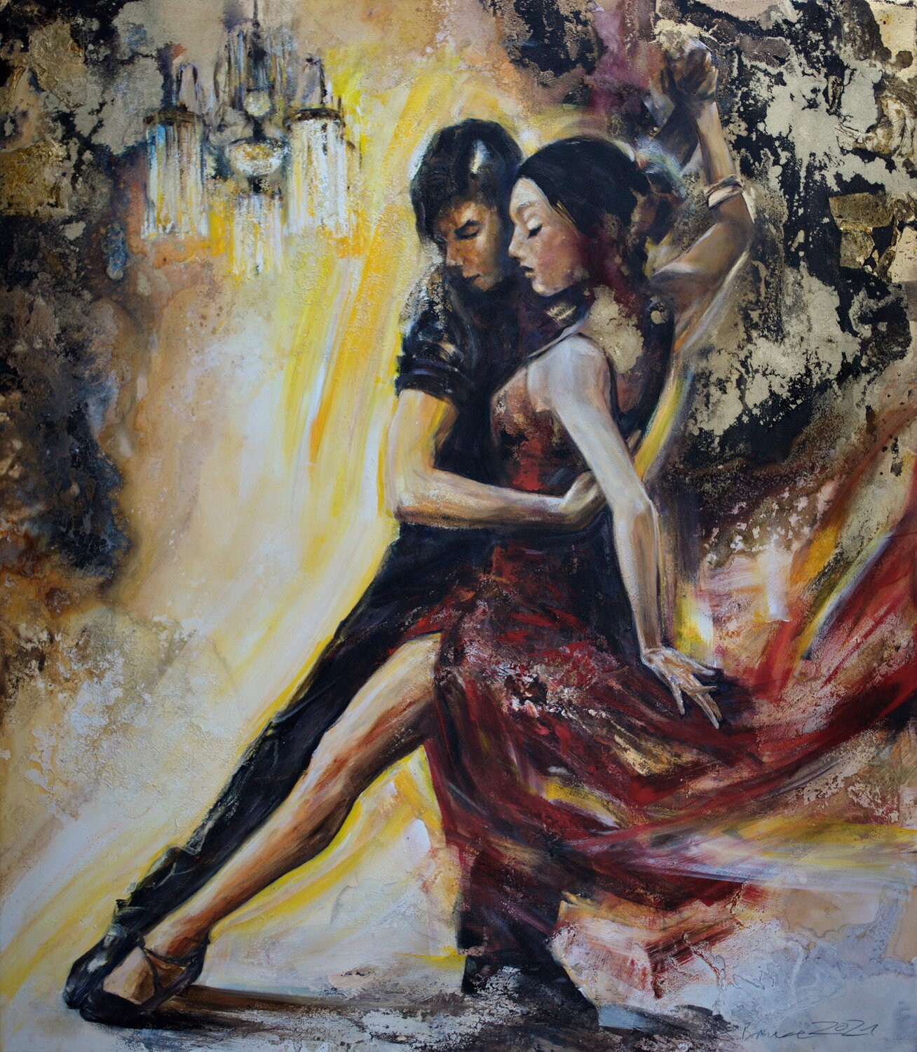 Abstract Tango Painting