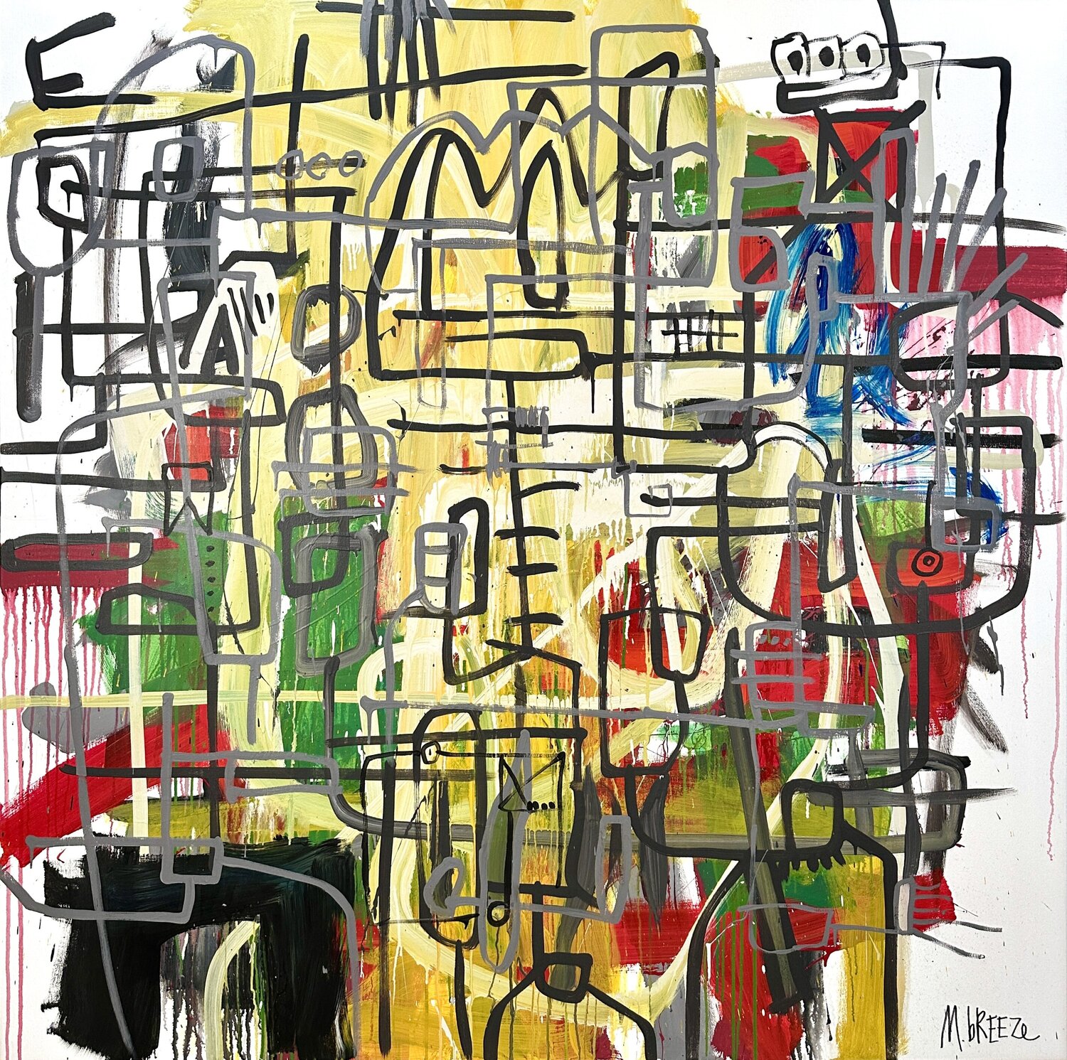 Monty de Martin Breeze (2023) : Peinture Acrylique sur Toile - Singulart