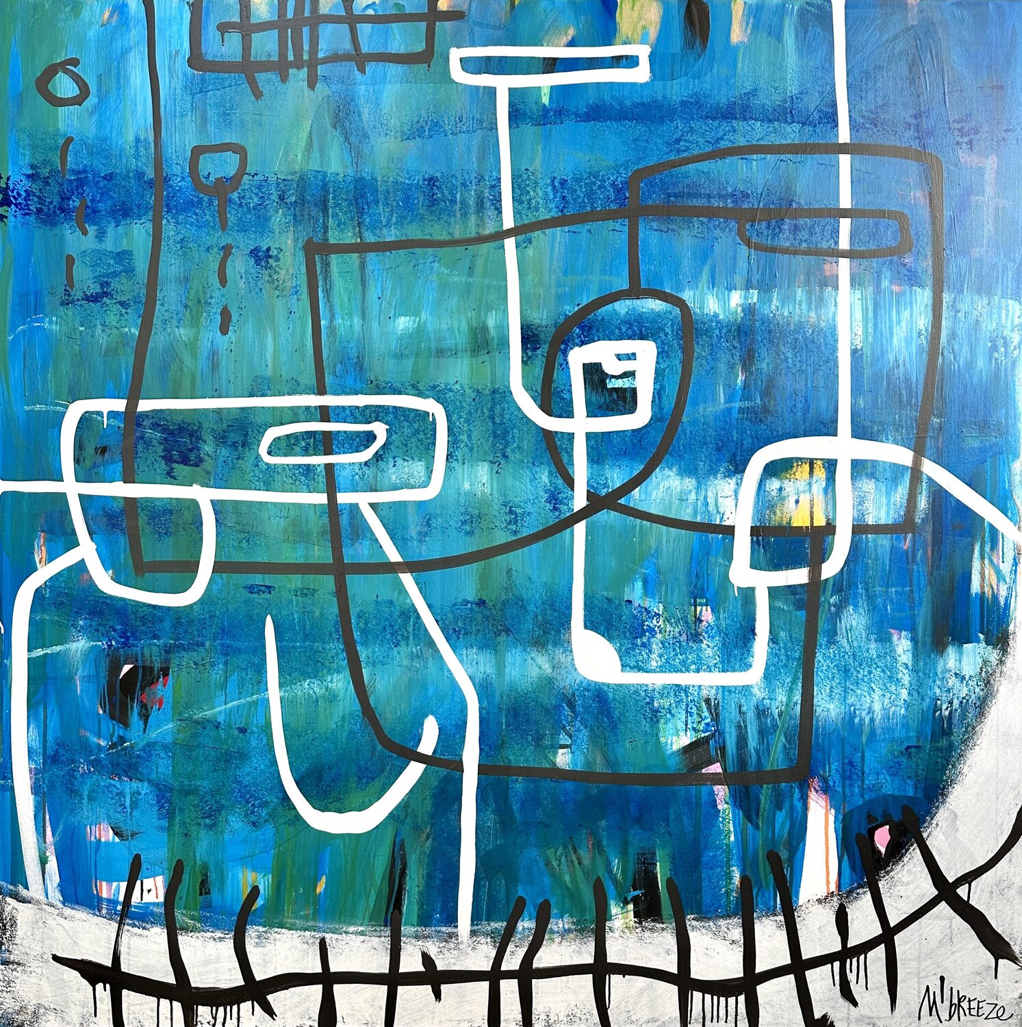 Oh Captain My Captain de Martin Breeze (2023): Pintura Acrílico en ...