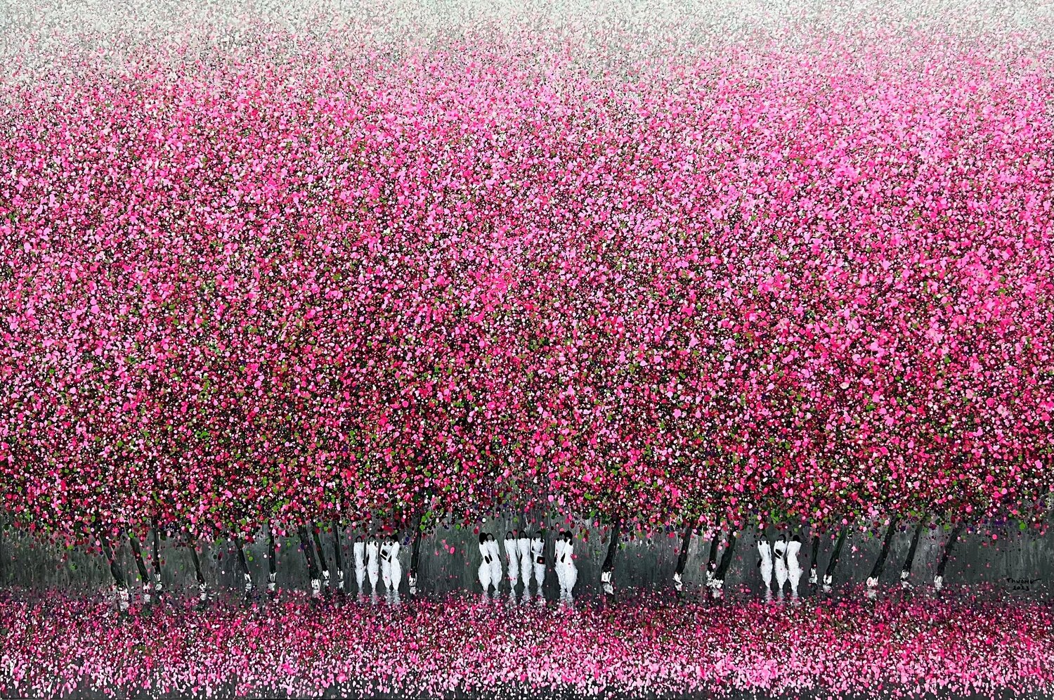 Cherry blossoms in the spring breeze by Trong Thuong Tran (2023 ...