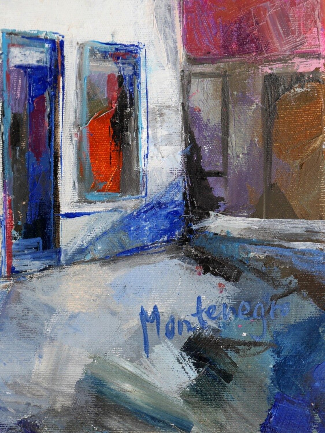 Das Braun'sche Haus von Miriam Montenegro (2022): Malerei Öl auf ...