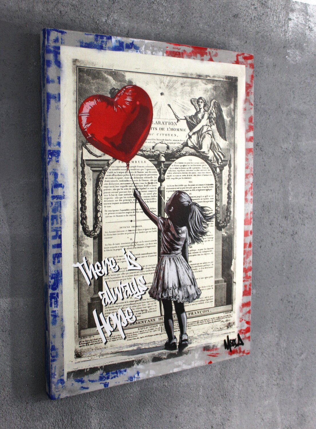 "ALWAYS HOPE " by Maxime Andriot (2025) : Painting Acrylic, Graffiti on ...