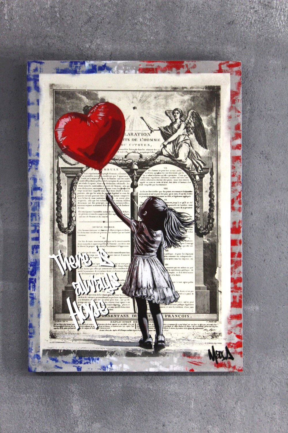 "ALWAYS HOPE " by Maxime Andriot (2025) : Painting Acrylic, Graffiti on ...