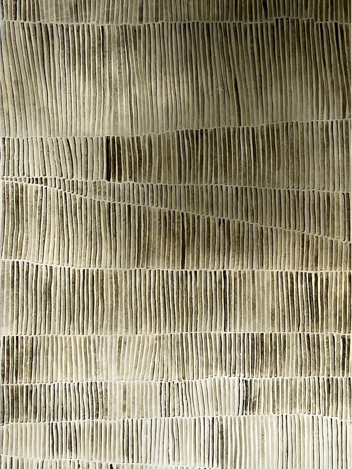 YELLOW STRIPE von LABB (2023): Malerei Öl auf Leinwand - SINGULART