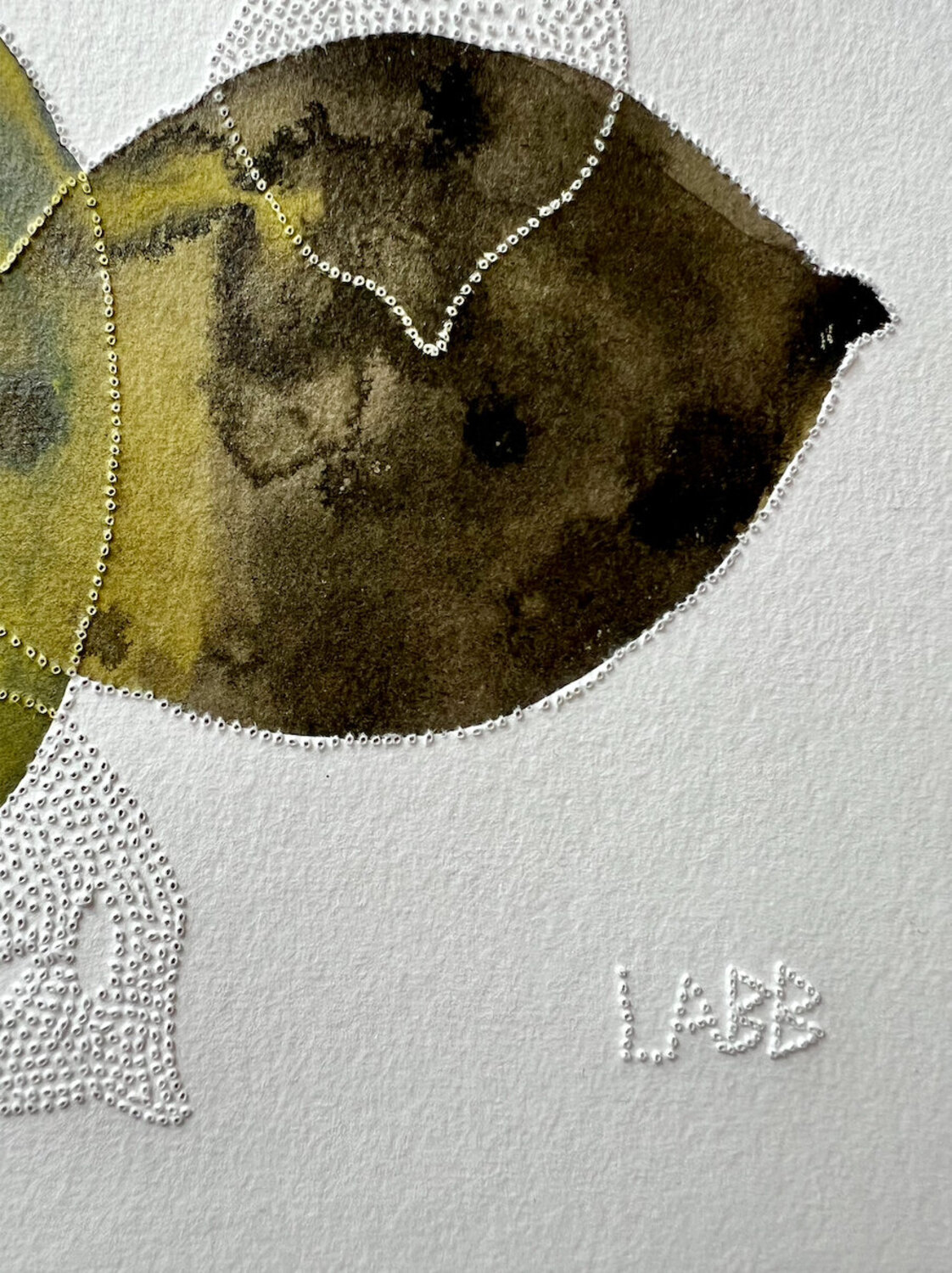 LEMON DANSE von LABB (2024): Werk auf Papier Tinte auf Papier - Singulart