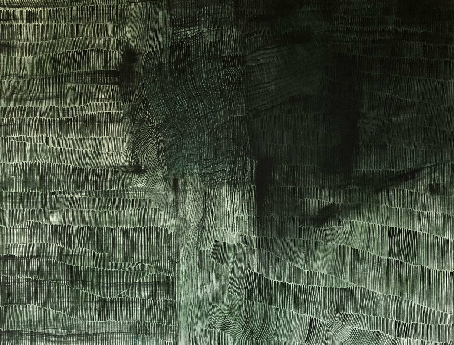 TERRE D'OMBRE VERDÂTRE by LABB (2020) : Painting Oil on Canvas - Singulart