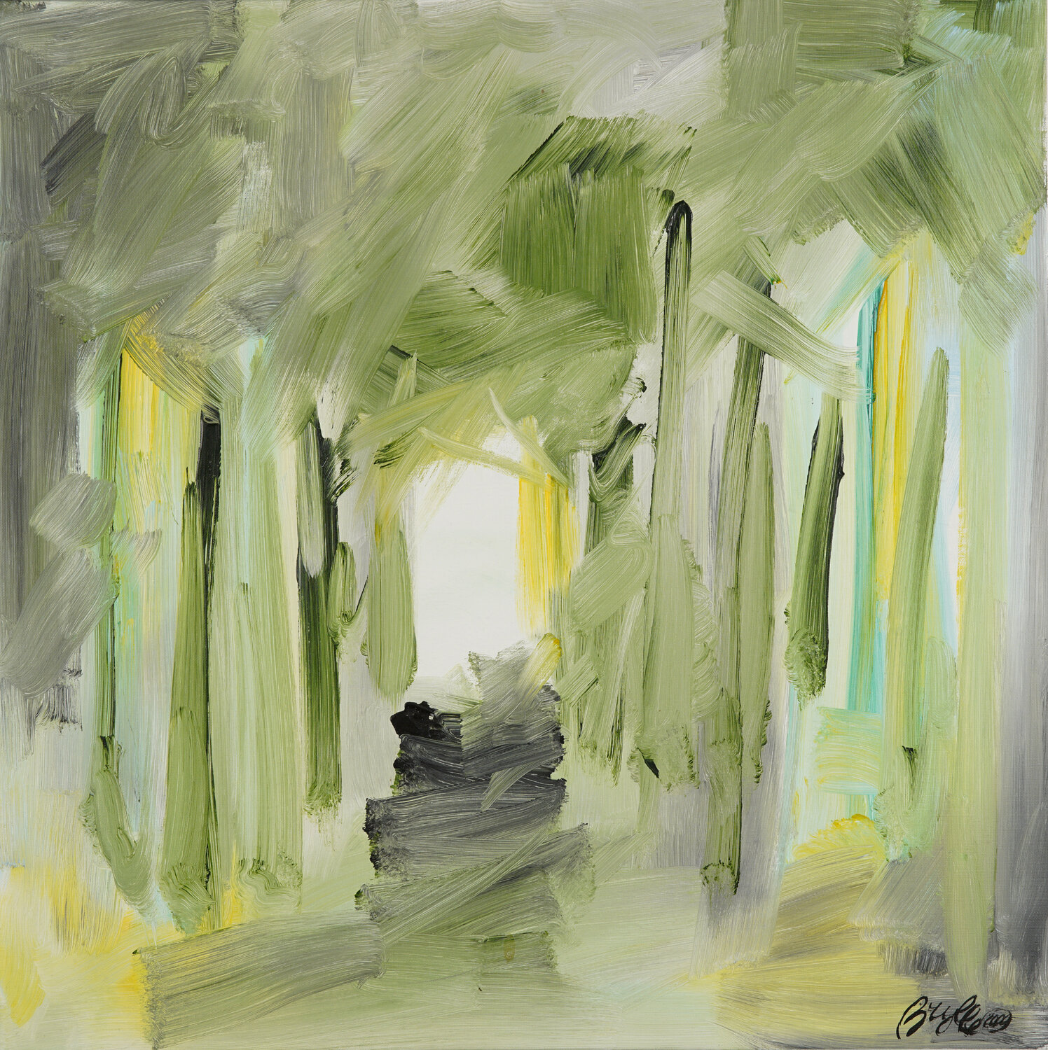 A gentle entrance into life by Flemming Brylle (2000) : Painting ...