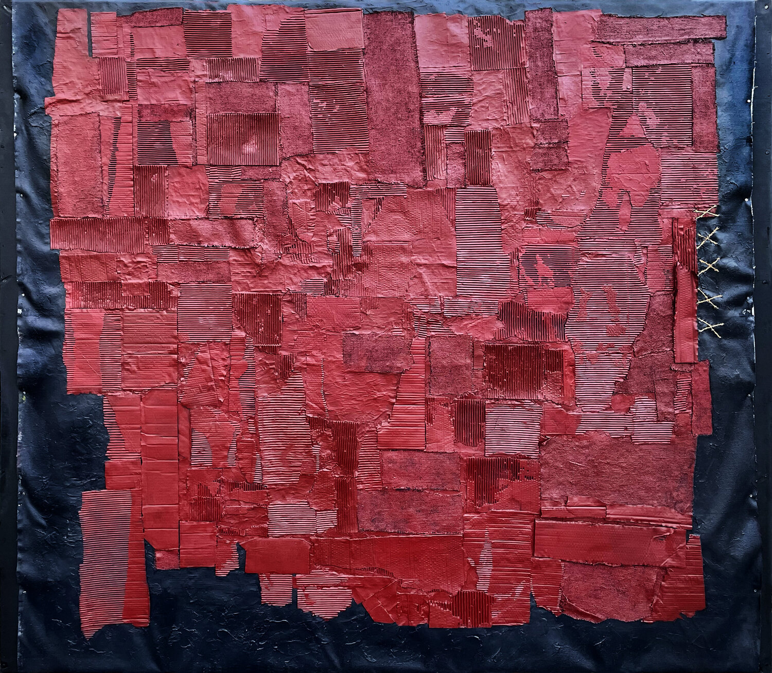 Assemblage by Kris Gebhardt (2023) : Painting Acrylic, Oil on Canvas ...