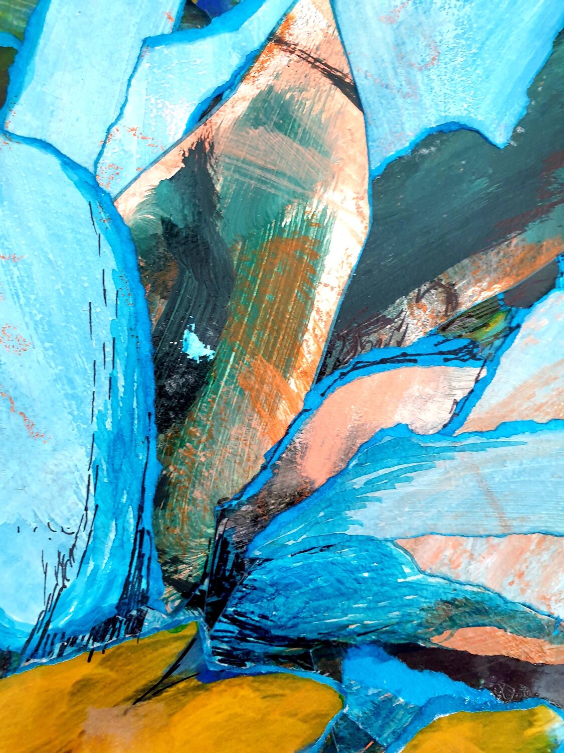 Magic Works - Objekt IV - Fotocollage by Eva Hoppert (2023) : Photography Analogue on Wood ...