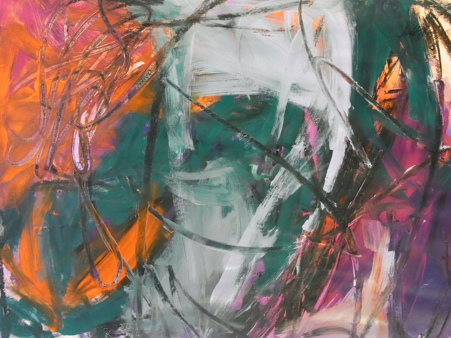 Nichts ist mehr wie es ist IV de Eva Hoppert (2011) : Œuvre sur papier Acrylique sur Papier ...