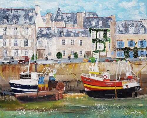 Bretagne - Pleneuf Val André - Le port de Dahouet by Roger Anton Loyer ...