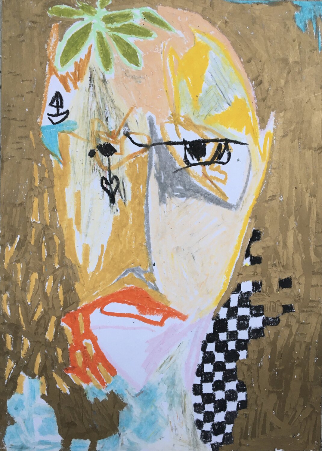 43 by Lynn Gogolin-Grünberg (2022) : Drawing Chalk on Paper - Singulart