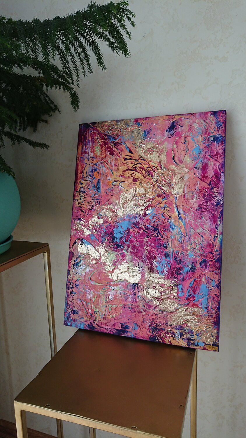 SAKURA'S COLOR by Yla Pil (2021) : Painting Acrylic, Lacquer on Wood ...