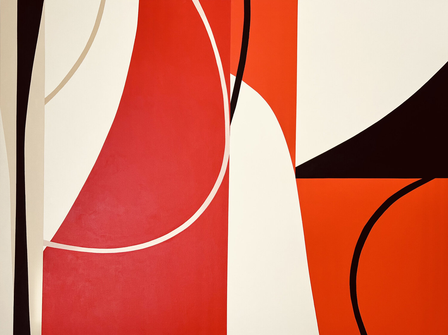 Geoforms B65 von Anna Medvedeva (2023): Malerei Acryl auf Leinwand ...