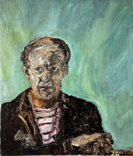 Picasso II de Norbert Mauritius (2024): Pintura Óleo en Lienzo - SINGULART