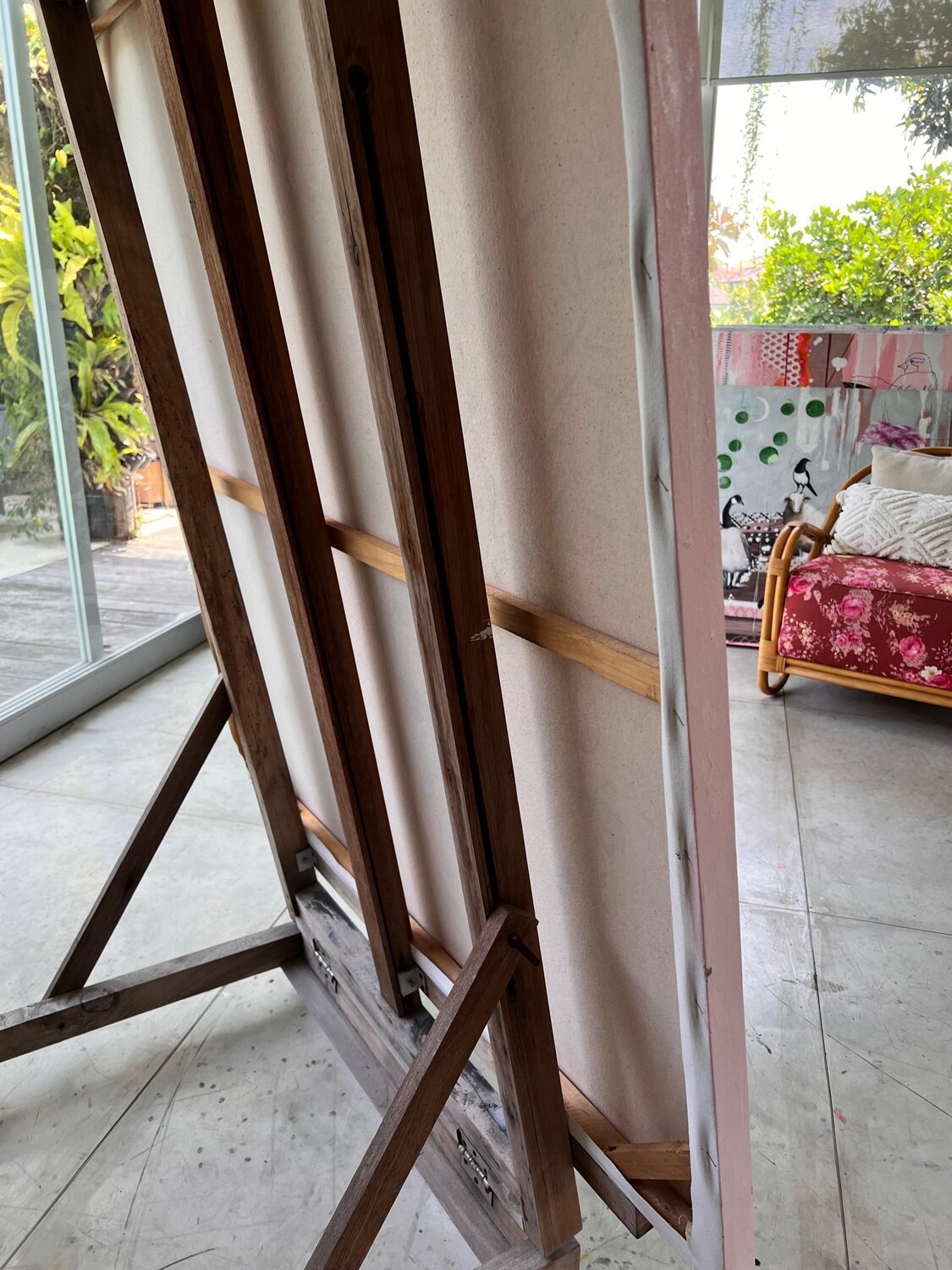 Wind in my hair by Irene Hoff (2023) : Painting Acrylic, Collage on ...