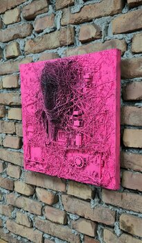 "High frequency" by Aleksandar Markovic (2021) : Painting Acrylic on ...