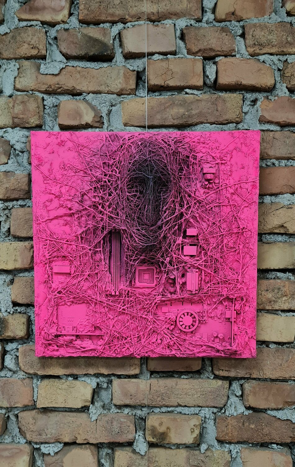 "High frequency" by Aleksandar Markovic (2021) : Painting Acrylic on ...