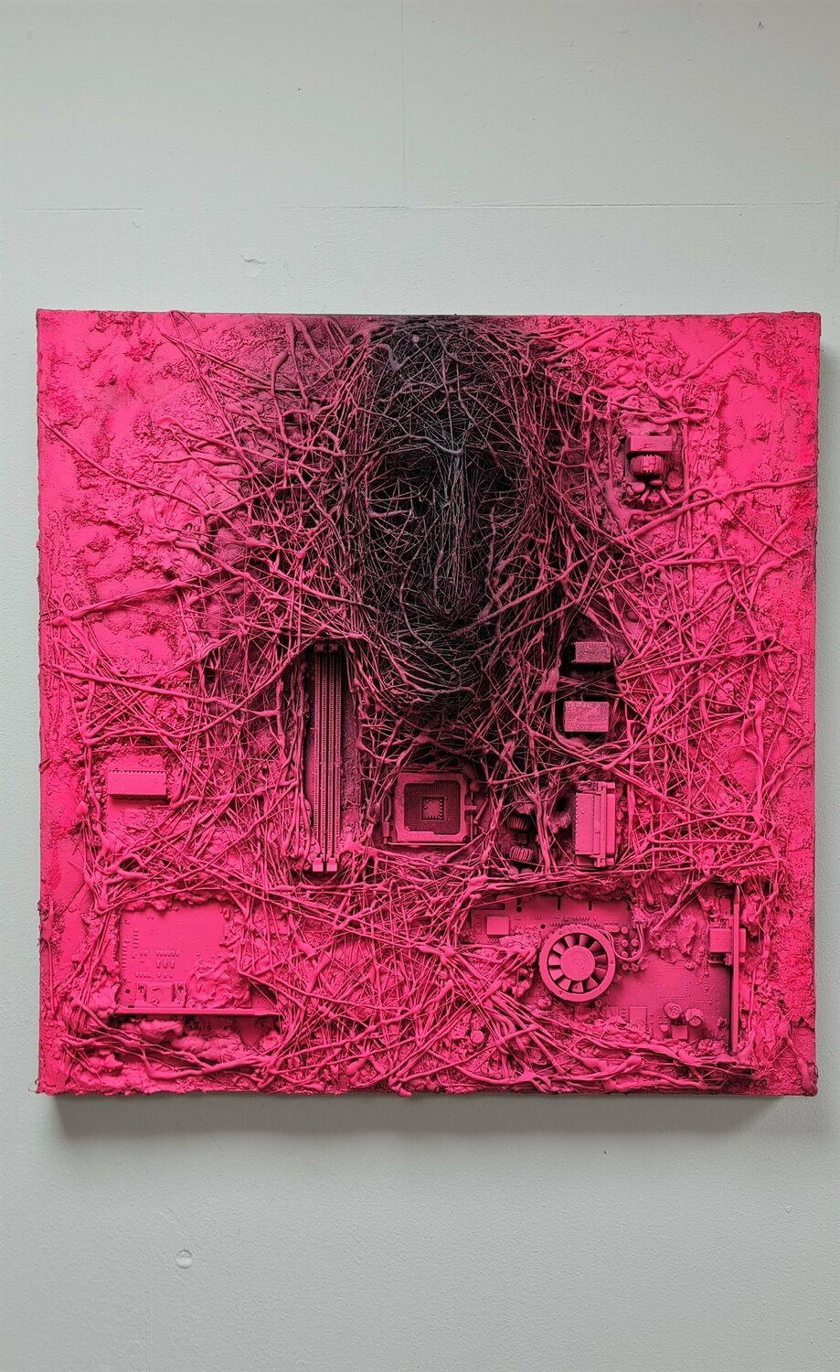 "High frequency" by Aleksandar Markovic (2021) : Painting Acrylic on ...