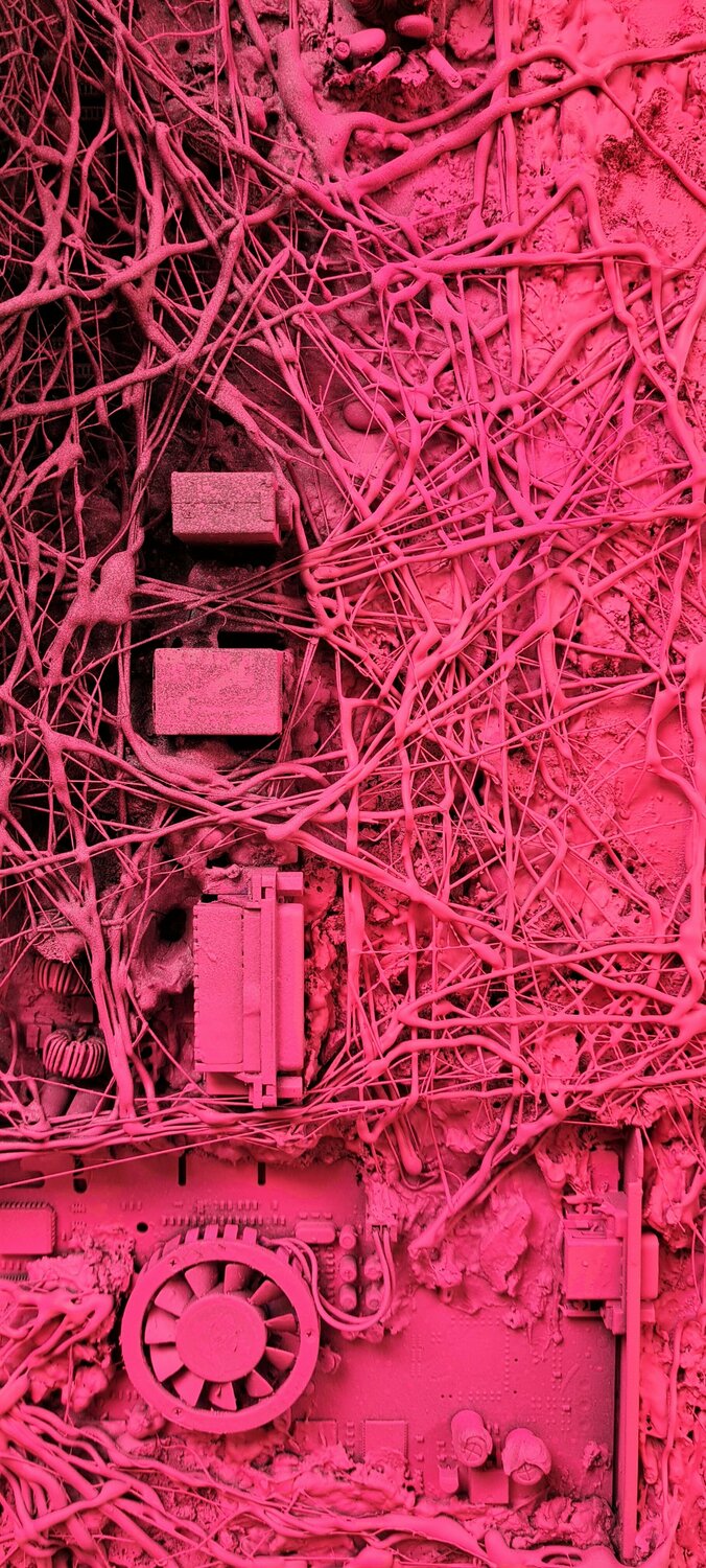 "High frequency" by Aleksandar Markovic (2021) : Painting Acrylic on ...