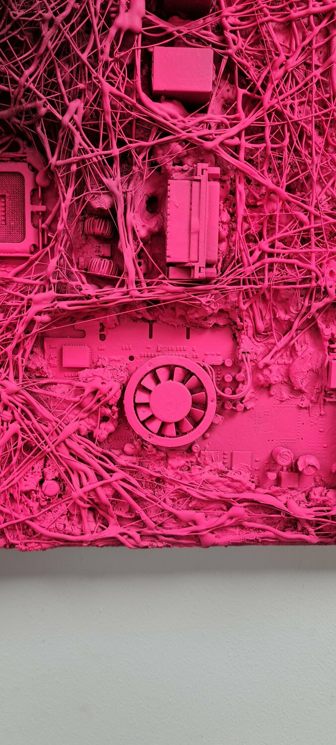 "High frequency" by Aleksandar Markovic (2021) : Painting Acrylic on ...