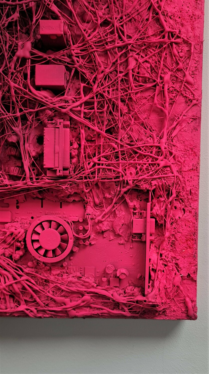 "High frequency" by Aleksandar Markovic (2021) : Painting Acrylic on ...