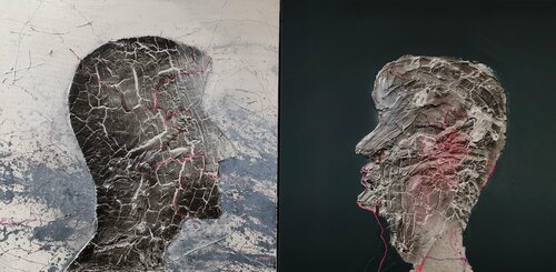 "High frequency" by Aleksandar Markovic (2021) : Painting Acrylic on ...