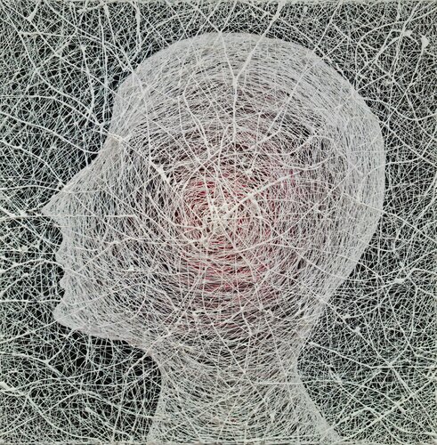 "High frequency" by Aleksandar Markovic (2021) : Painting Acrylic on ...