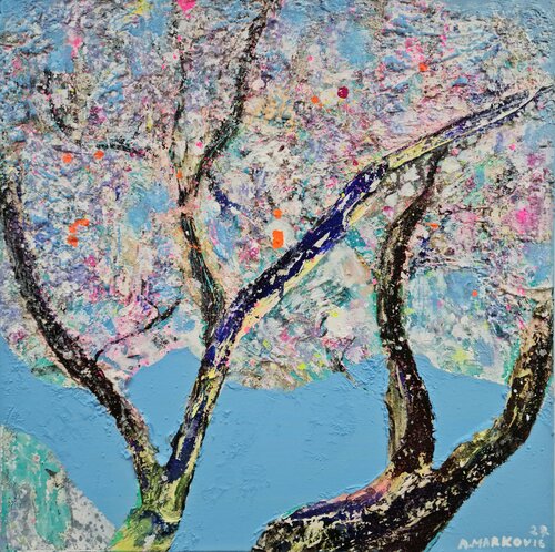 "High frequency" by Aleksandar Markovic (2021) : Painting Acrylic on ...