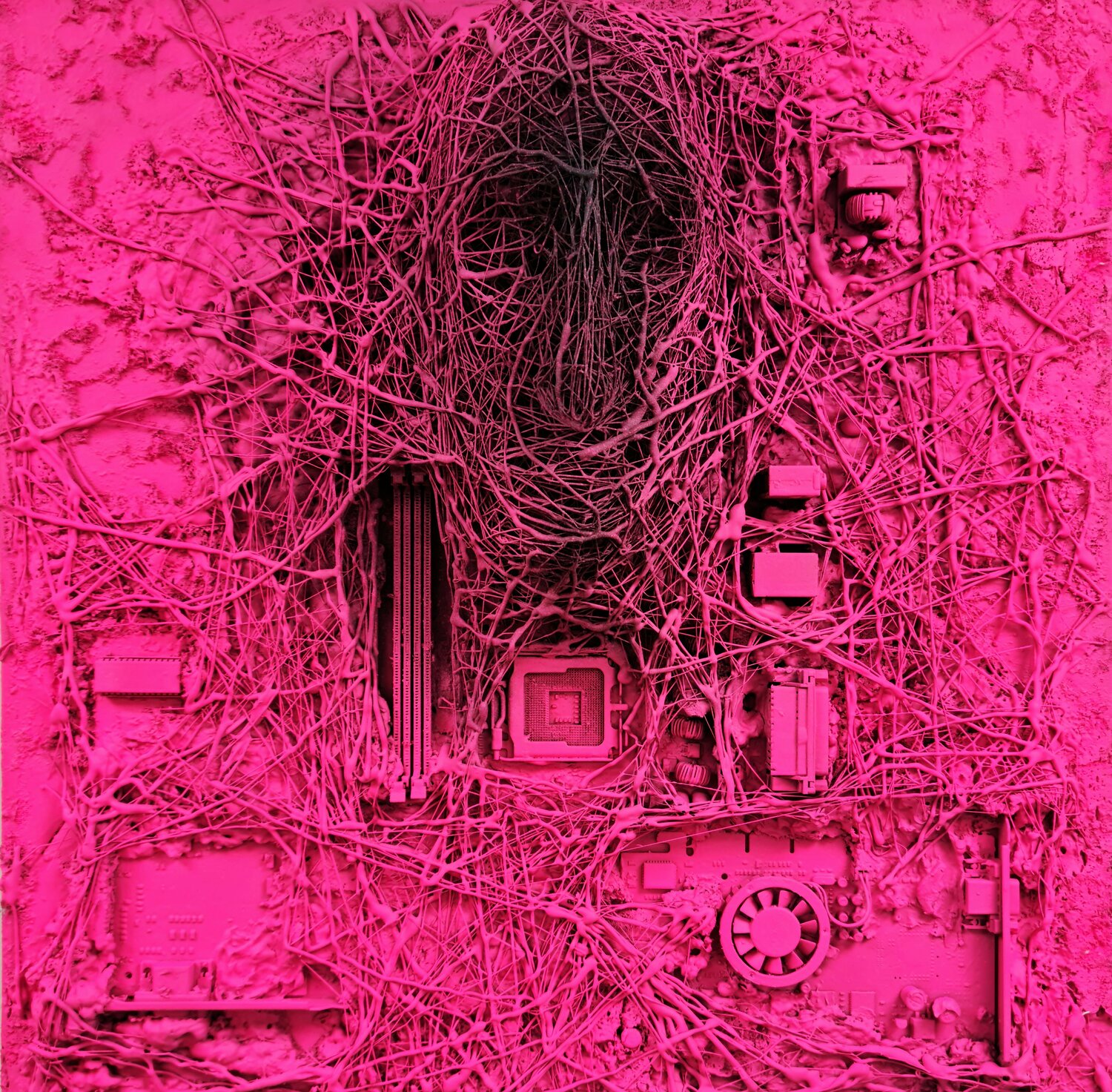 "High frequency" by Aleksandar Markovic (2021) : Painting Acrylic on ...