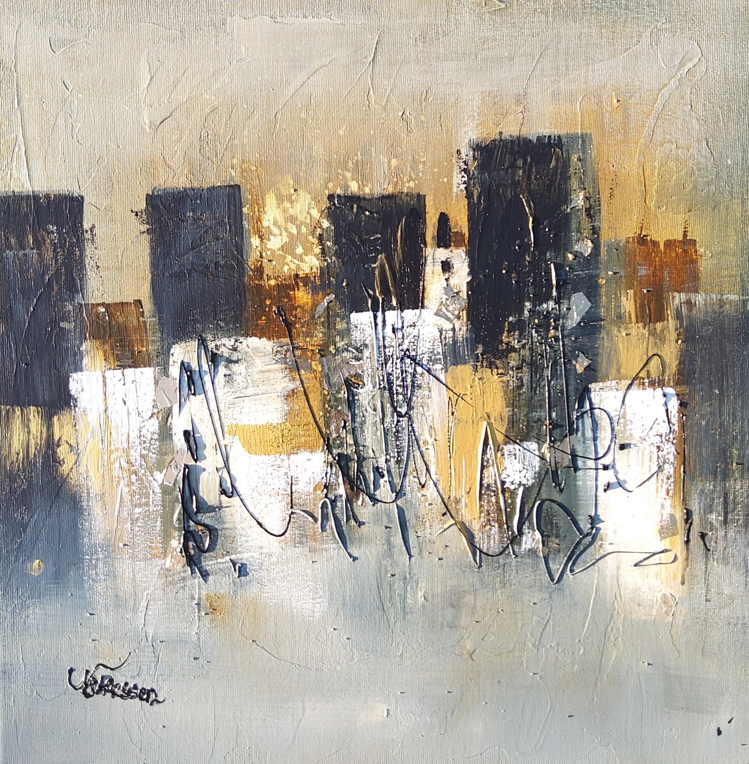 Loft 2 by Nat Stresser (2022) : Painting Acrylic, Sand on Canvas ...