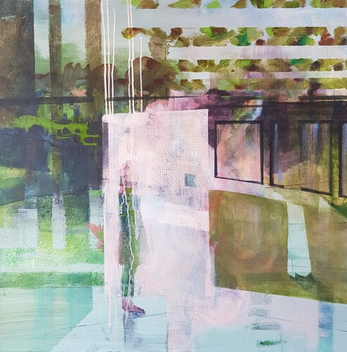 Project PB5 by Jacqueline Engels (2021) : Painting Acrylic, Collage on ...