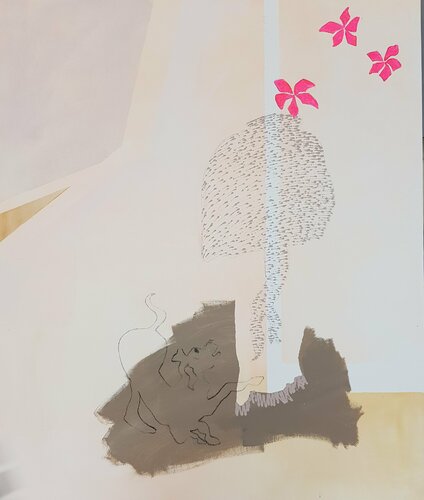 Project PB5 by Jacqueline Engels (2021) : Painting Acrylic, Collage on ...