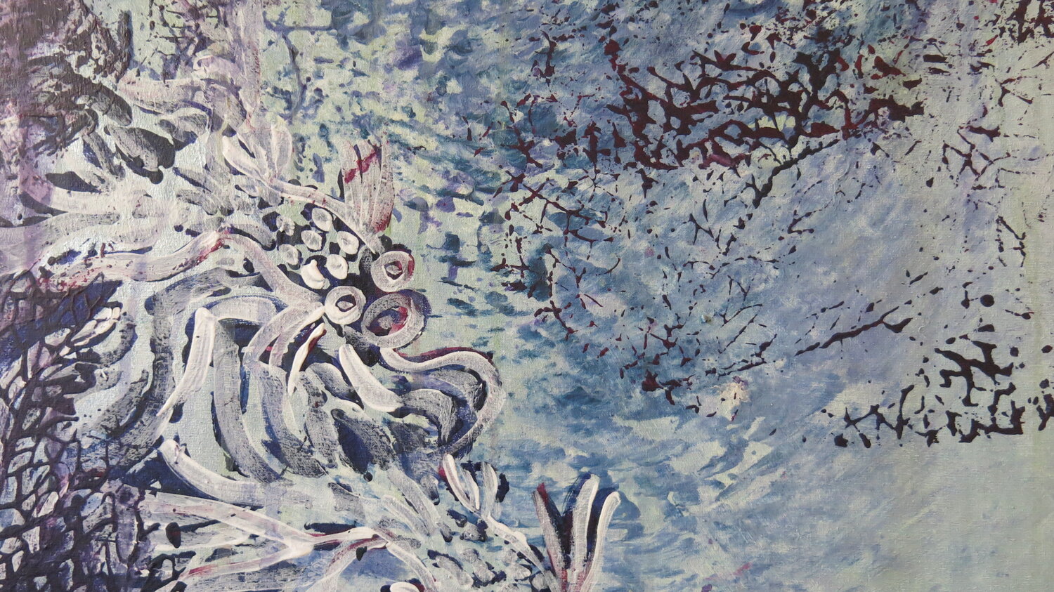 Under Water by Maria Henn (2022) : Painting Acrylic, Oil on Canvas ...