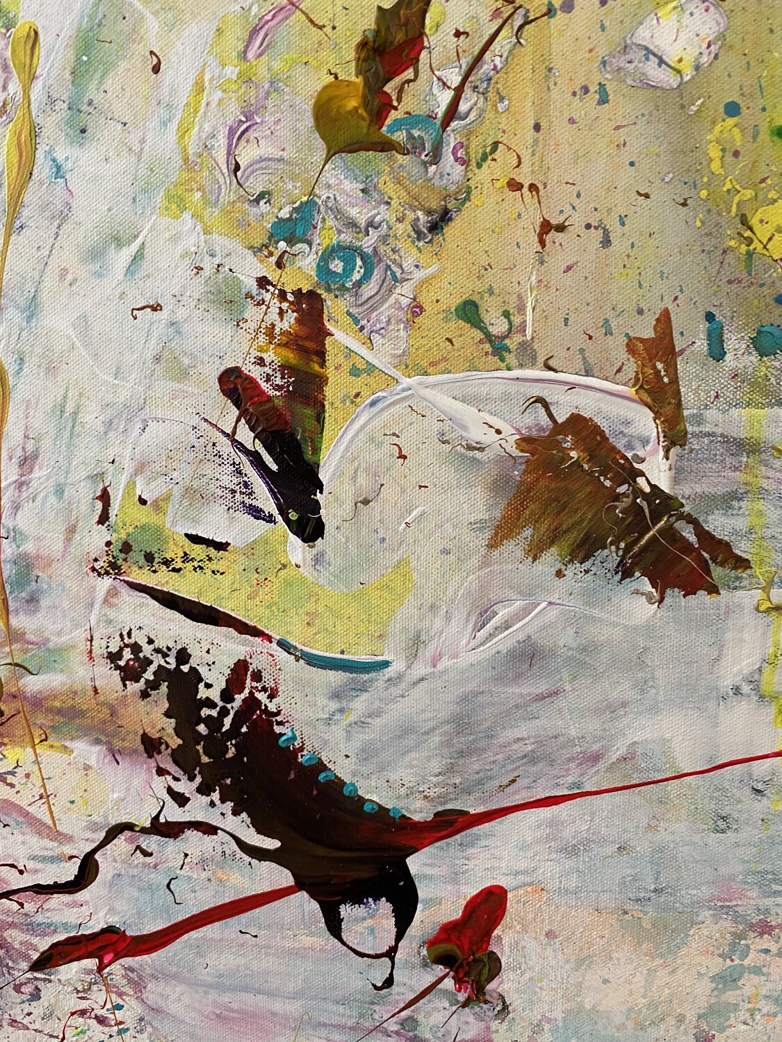 The Secret von Maria Henn (2022): Malerei Acryl auf Leinwand - SINGULART