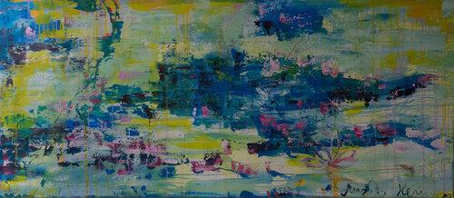 Diversity gold by Maria Henn (2017) : Painting Acrylic, Oil on Canvas ...