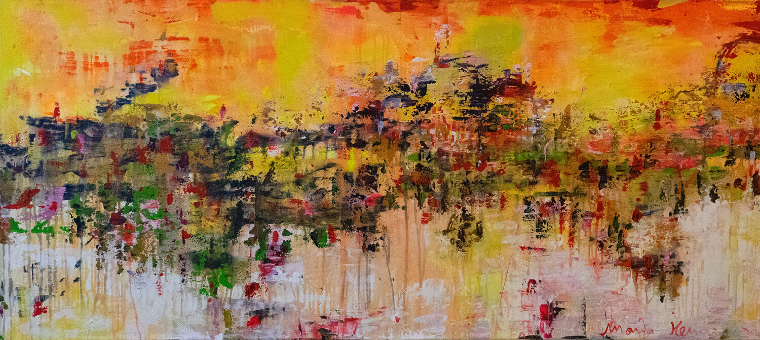 Arabian nights by Maria Henn (2020) : Painting Acrylic, Oil on Canvas ...