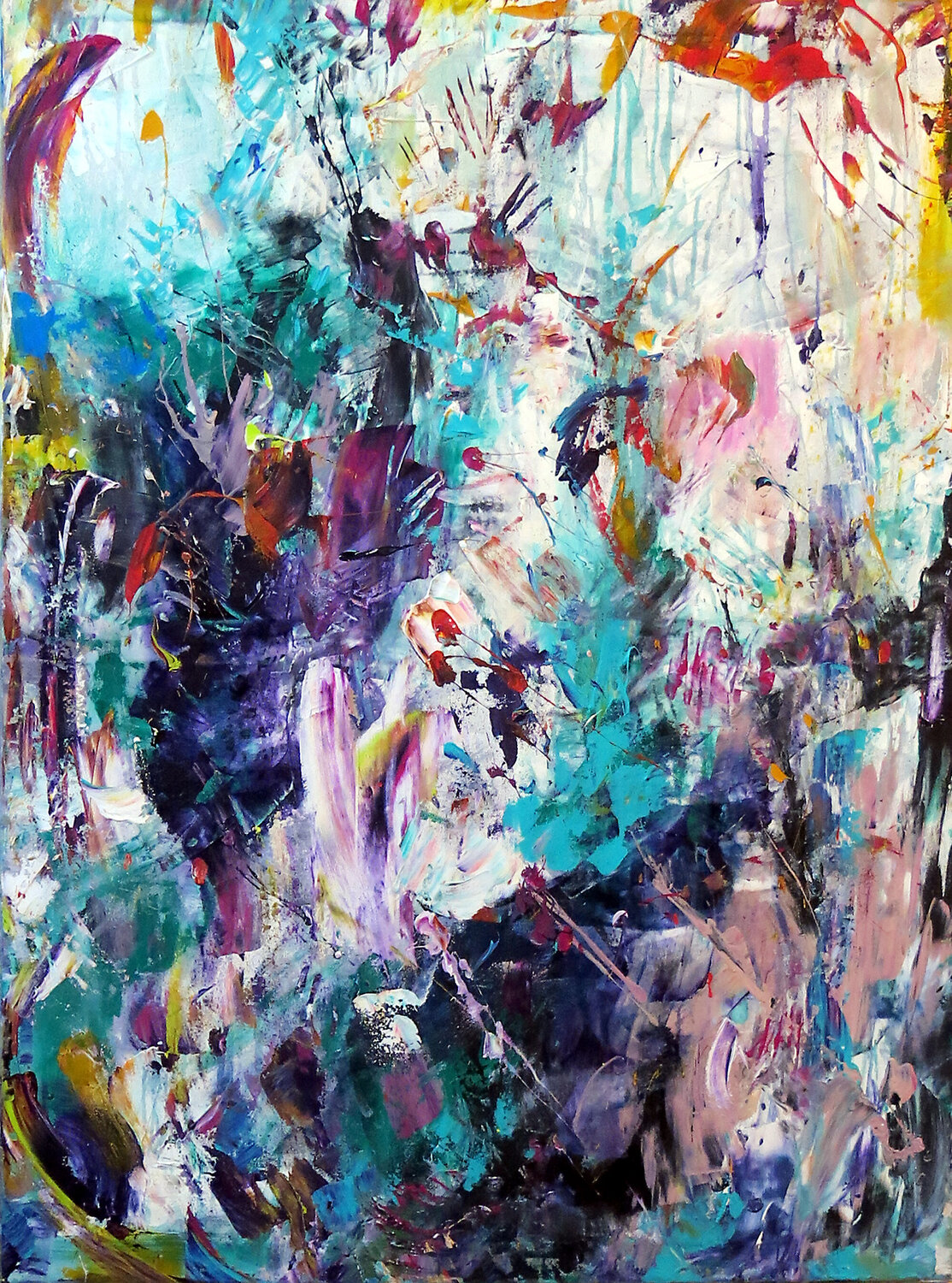 The power of love by Maria Henn (2021) : Painting Acrylic on Canvas ...