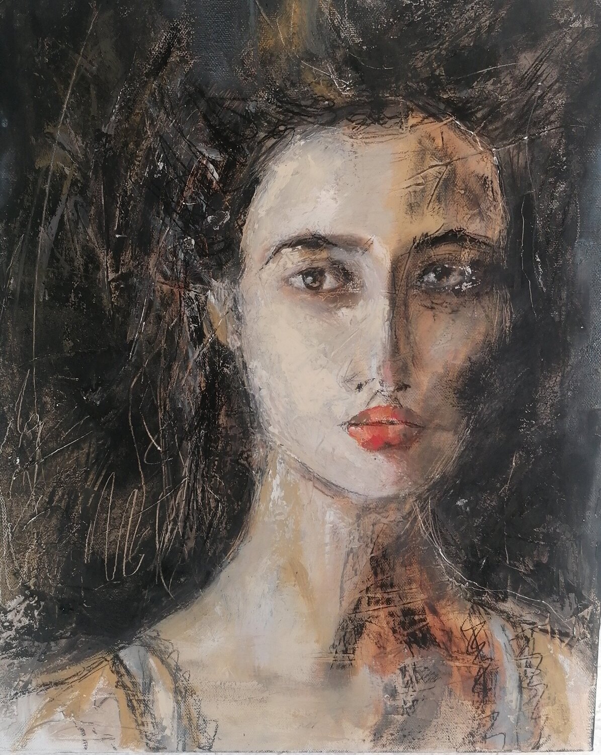 Emozioni de Monica Zarba (2023) : Peinture Huile, Cire sur Toile ...