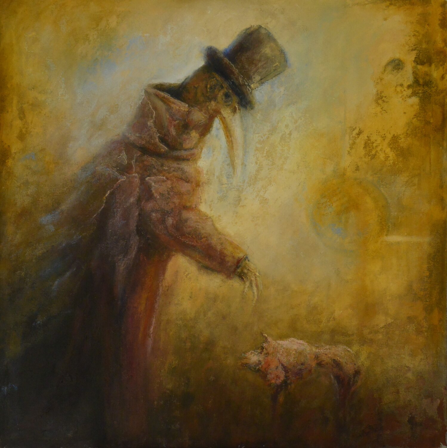 Plague doctor 2024 by Oleg Radvan (2024) : Painting Acrylic, Oil on ...