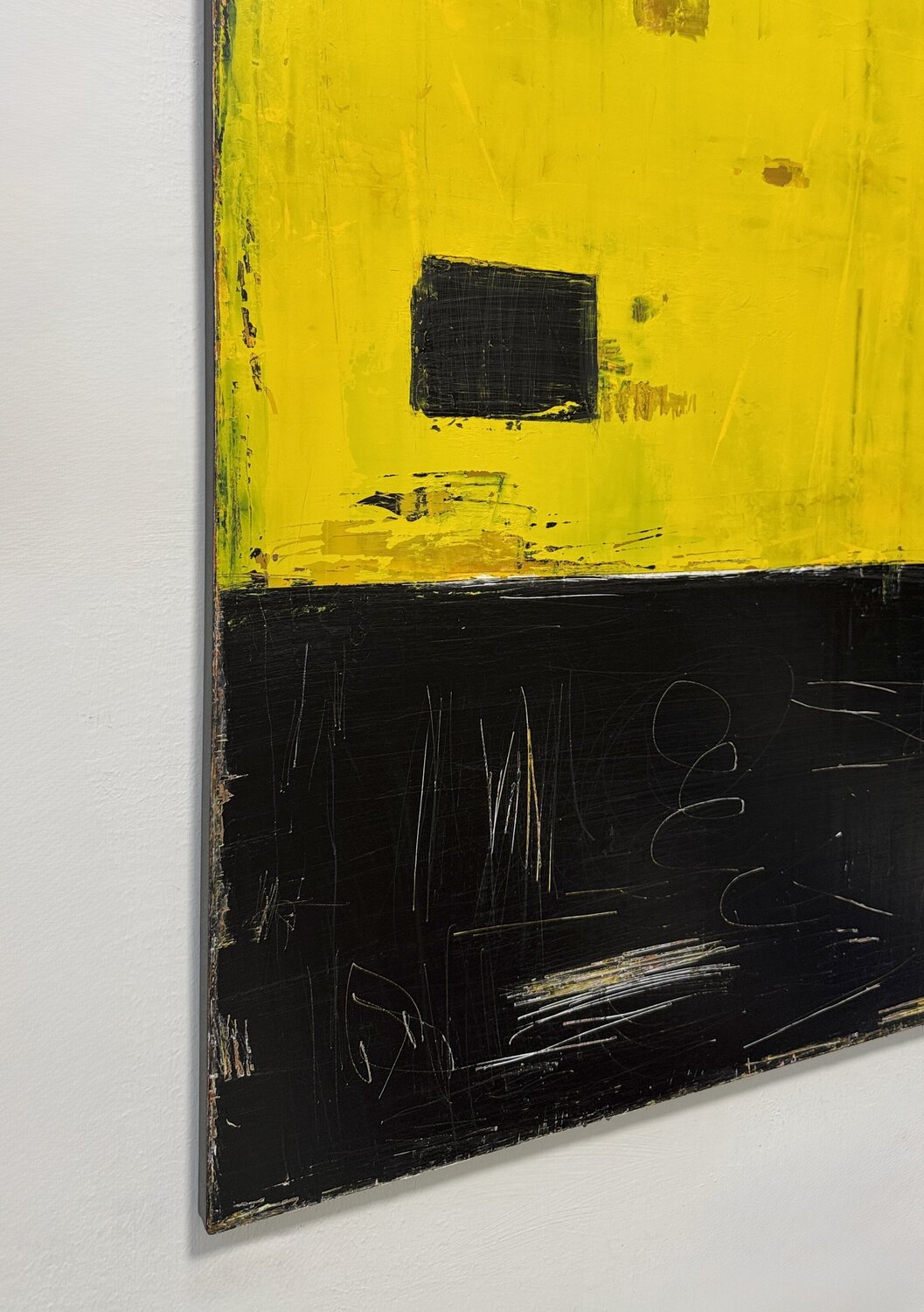 Yellow Threshold by Anca Todrican (2026) : Painting Acrylic on Canvas ...