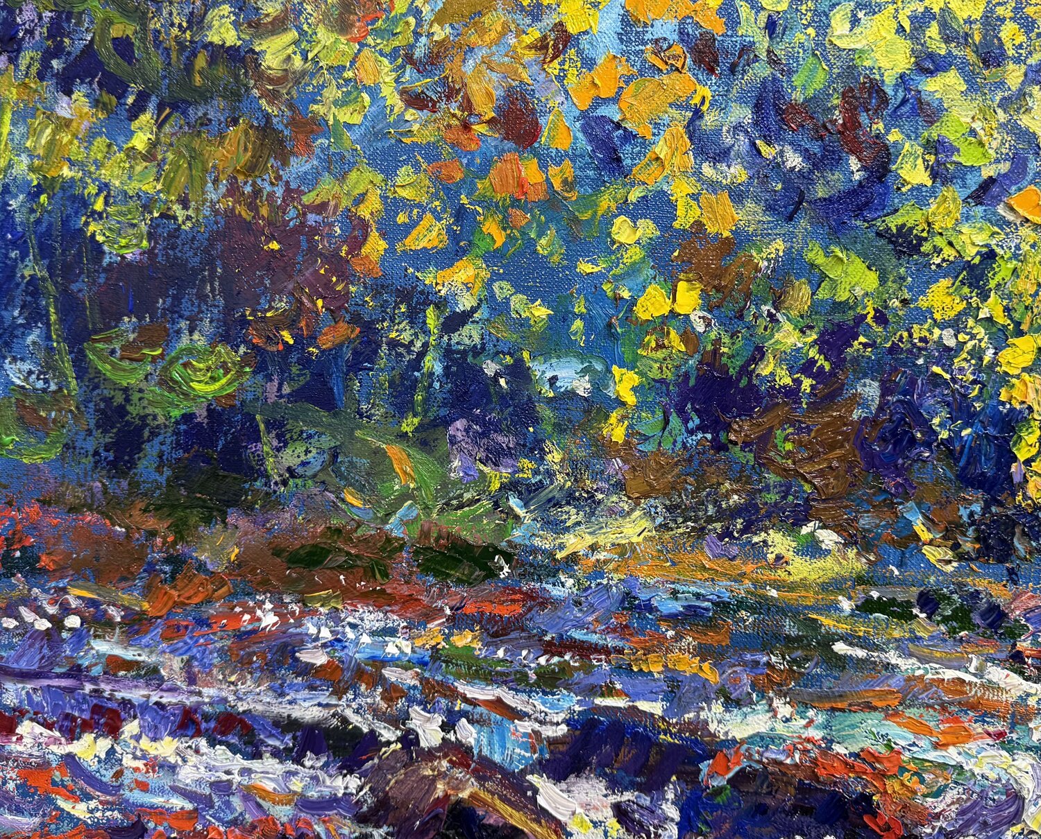 Energy of the mountains by Andrey Chebotaru (2025) : Painting Oil on ...