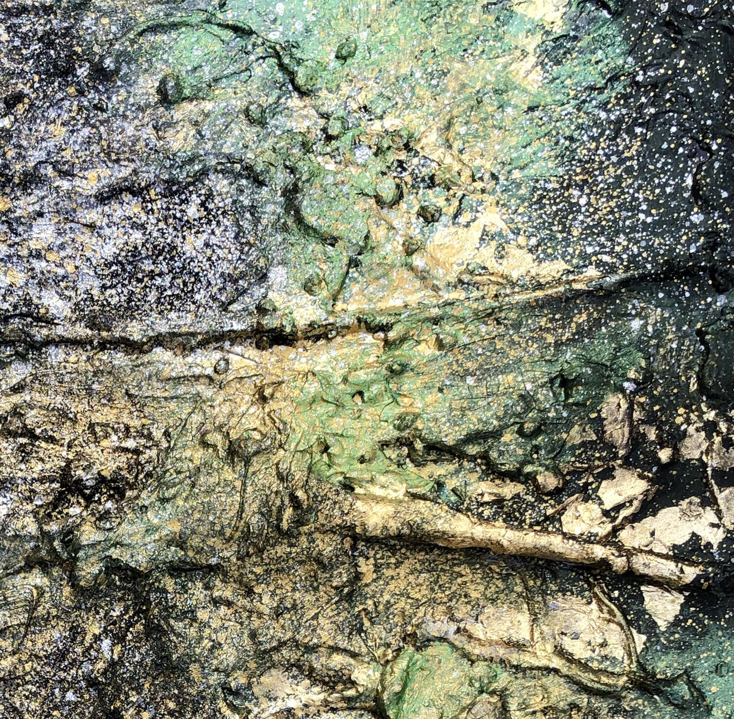 gaia 4 by Jason Lincoln Jeffers (2022) : Painting Gilding, Earth on ...